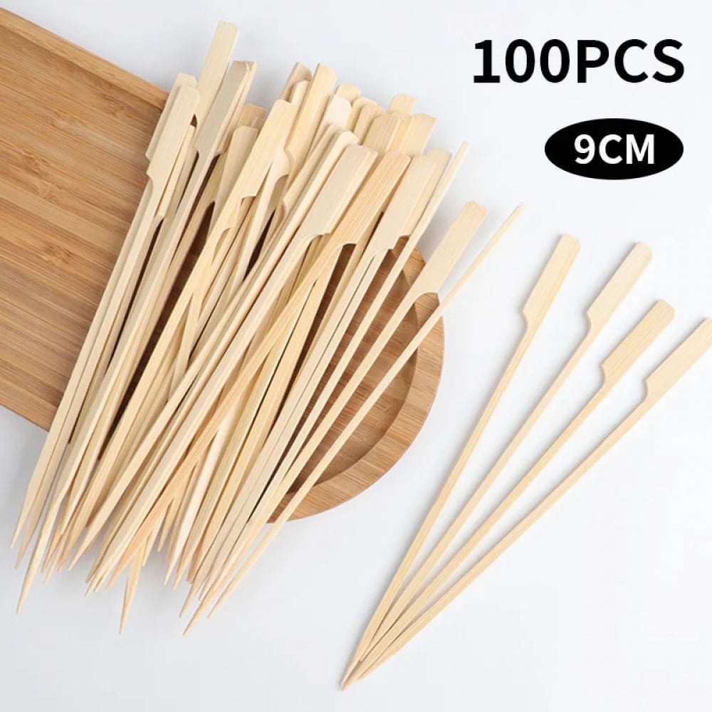 Disposable Bamboo Sticks Pearl Cocktail Sticks Buffet Fruit Fork ...
