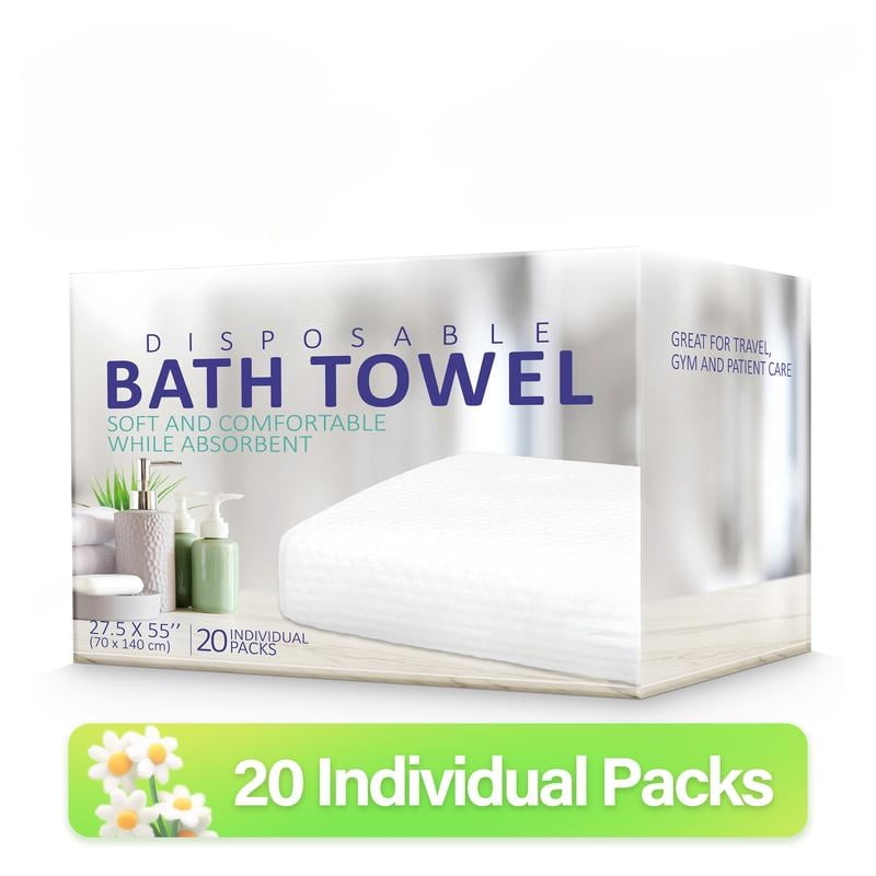 Disposable Bath Towels | For traveling, business trip, gym | 5 or 20 ...