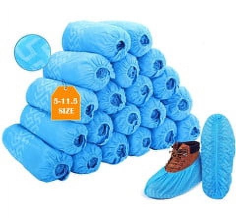 Disposable Boot & Shoe Covers 200 Pack (100 Pairs) Non-Slip, Durable ...