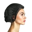 Smilco Disposable Hairnet Bouffant Cap, Non-Woven, Black, 21 in(100 ...