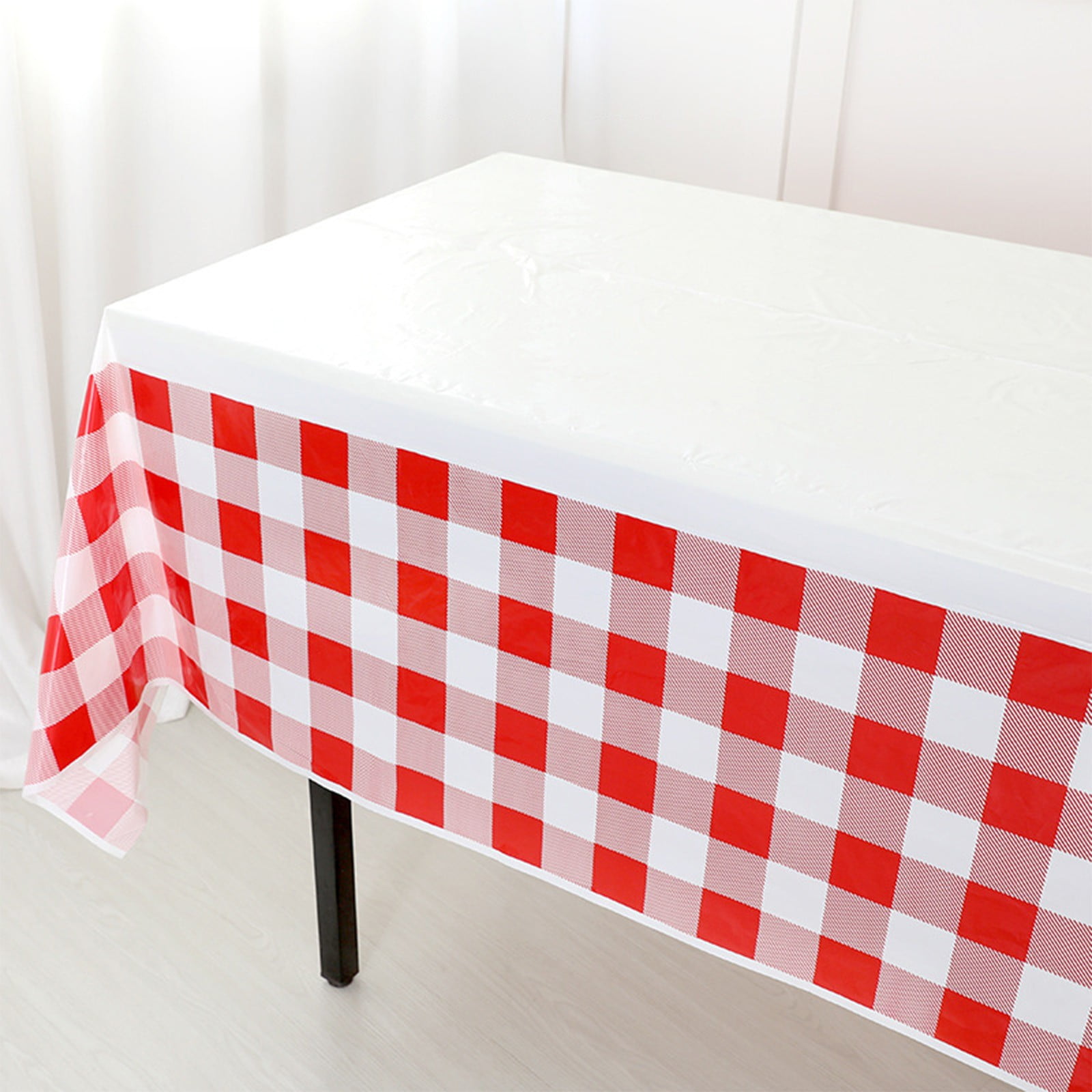 Disposable Checkerboard Plates Dinner Plates Paper Cup Tablecloth Paper ...