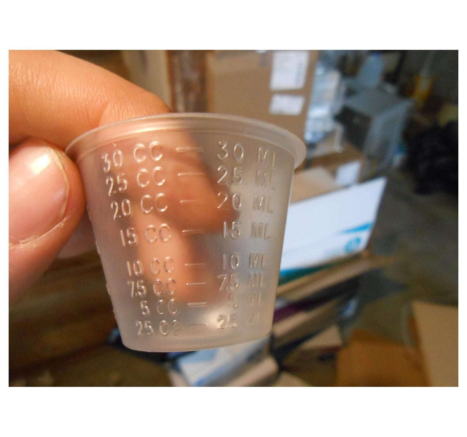 Disposable Clear Plastic 1 Oz Medicine Cups - Shot Glass Cc , Ml ...