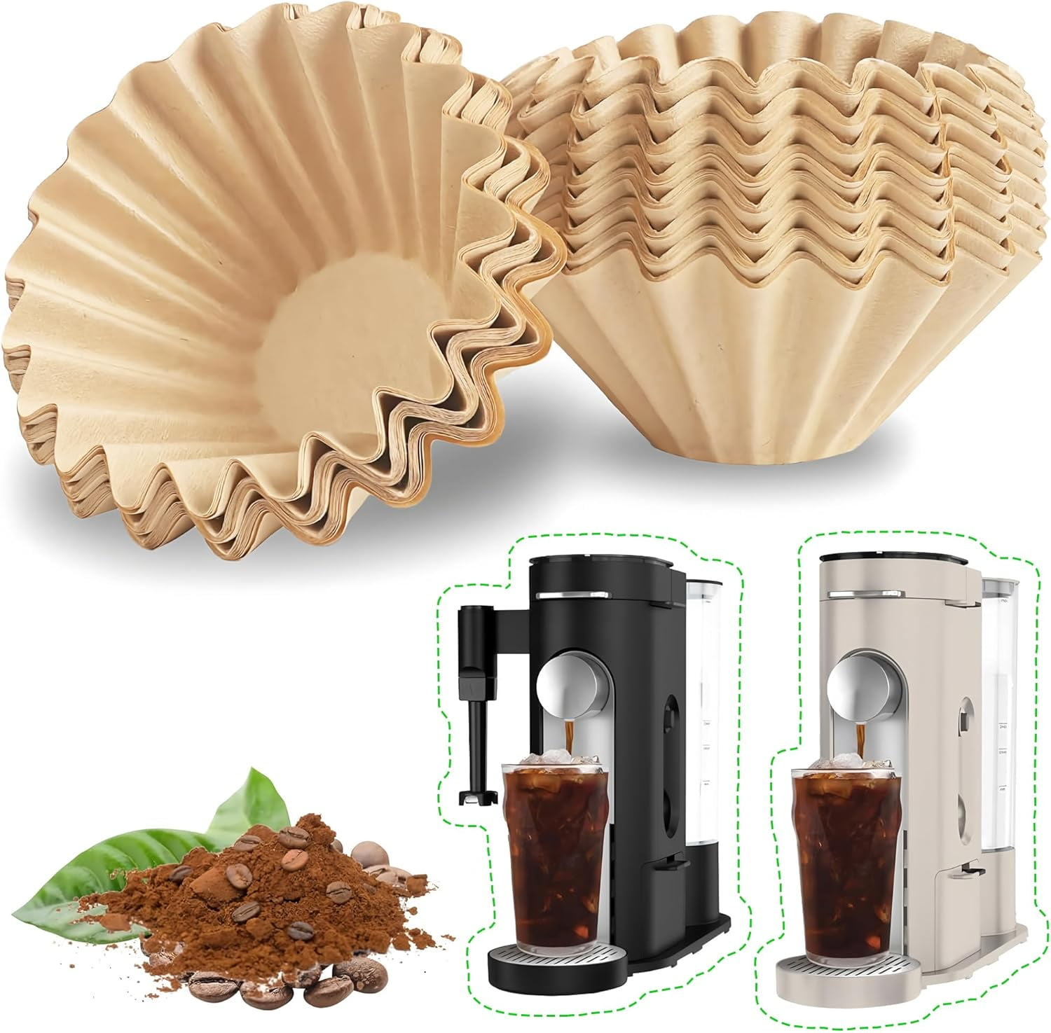 Disposable Coffee Filters for Ninja PB051 PB041 Pods and Grounds Single ...