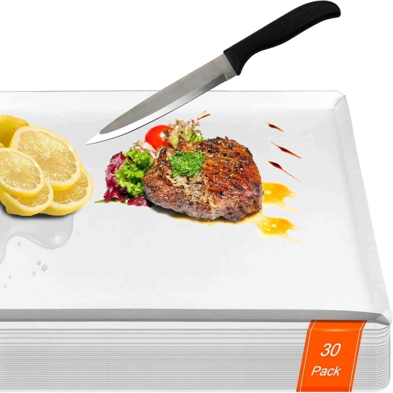 Disposable Cutting Boards 30 Count, Collapsible Cutting Board Sheet ...