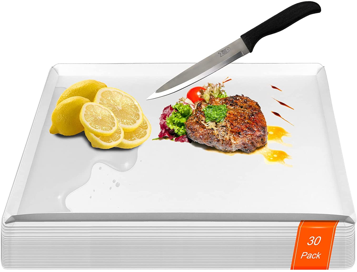 Disposable Cutting Boards 30 Count, Collapsible Cutting Board Sheet ...