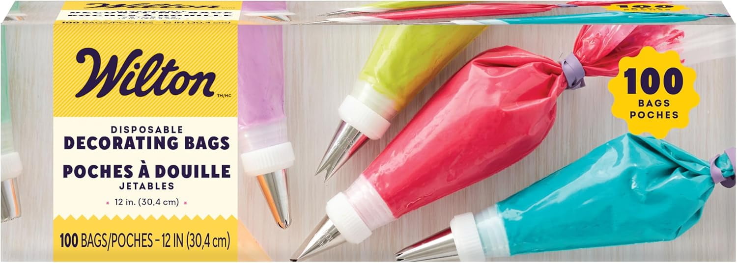 Disposable Decorating Bags for Piping Icing & Cake Decorating, Perfect ...