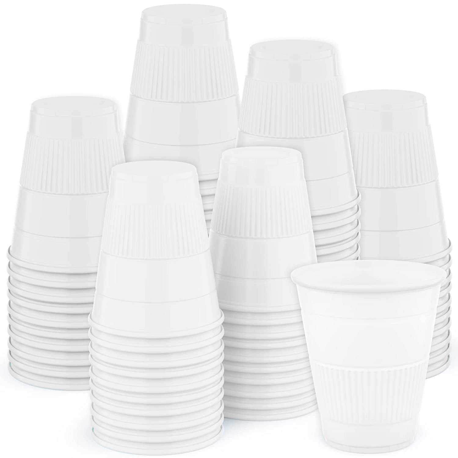 Disposable Dental Cups |1000 Pack| 5 oz White Plastic Cups Disposable ...
