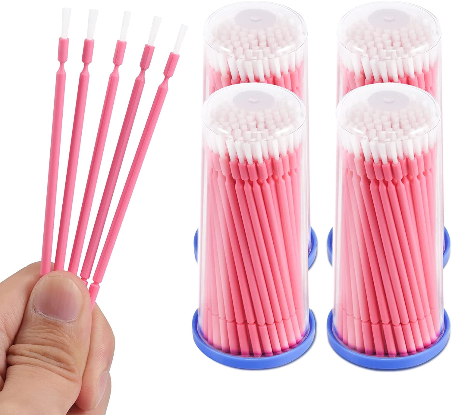 Disposable Dental Micro Applicators 400 PCS, Dental Microbrush Bendable ...