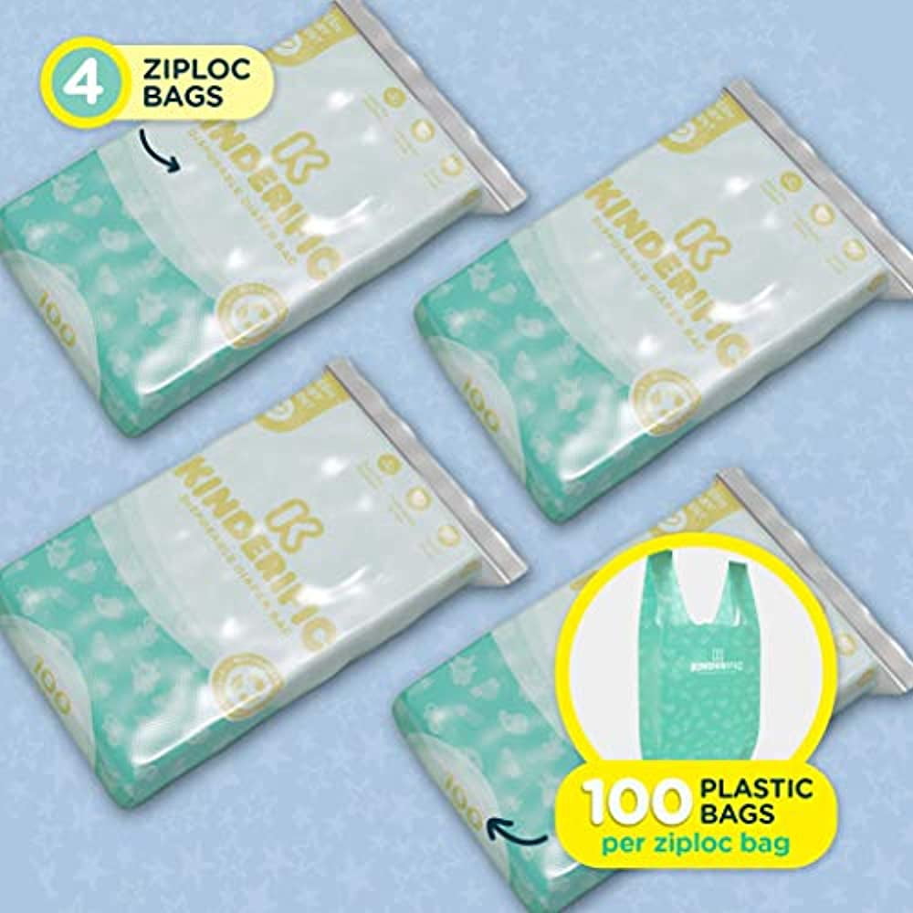 Disposable Diaper Bags, by Kinderific, Fresh Scent, Packed in 4 ...
