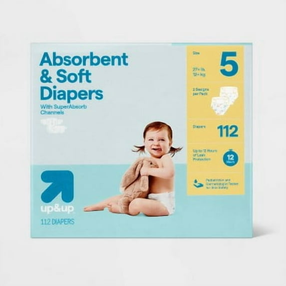 Disposable Diapers - Select Size and Count, 162 per pack - Walmart.com