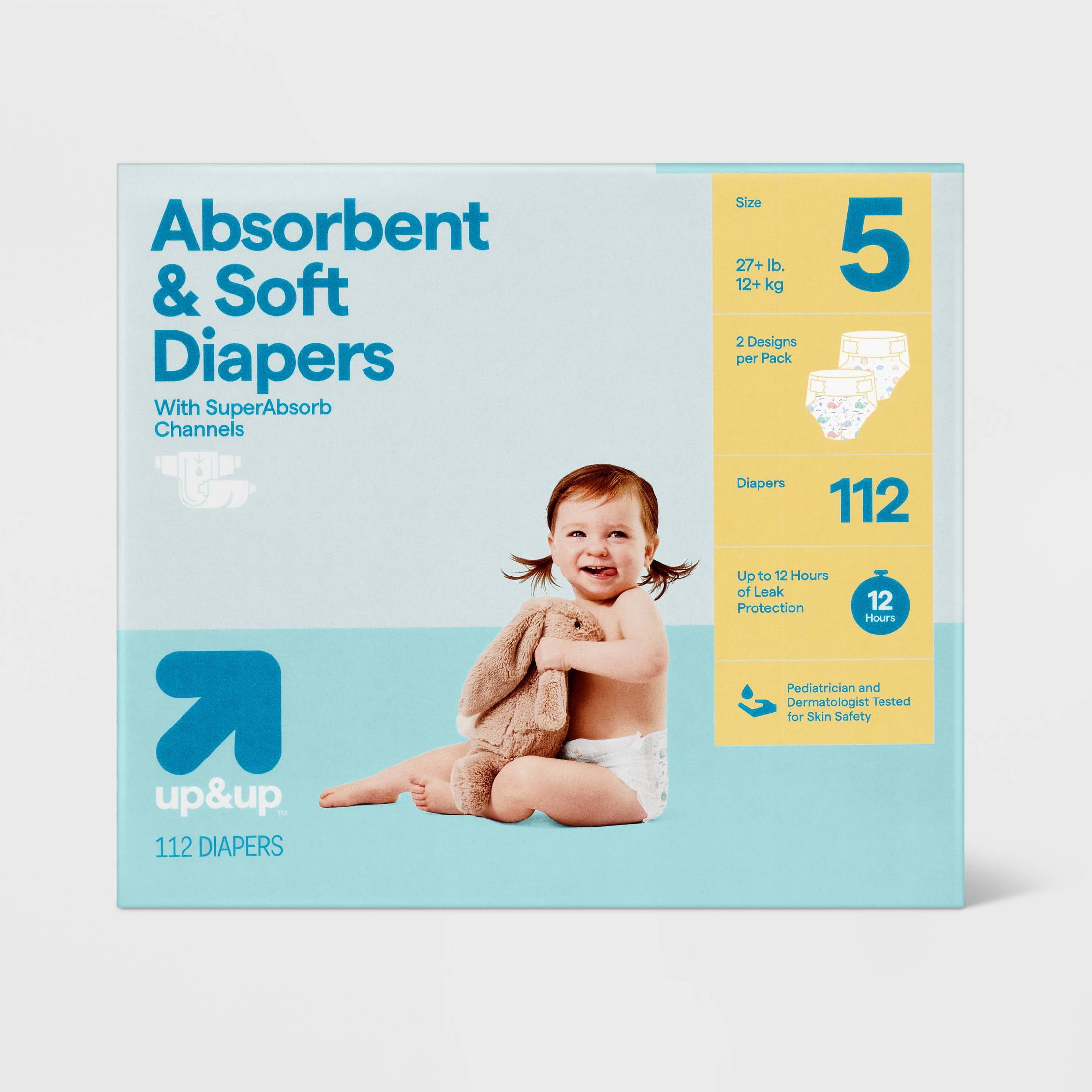 Disposable Diapers - Size 5 - 112ct - Walmart.com