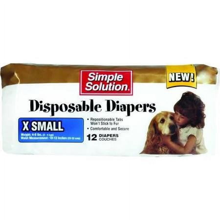 Disposable Diapers, X-Small, 12 Pk - Walmart.com