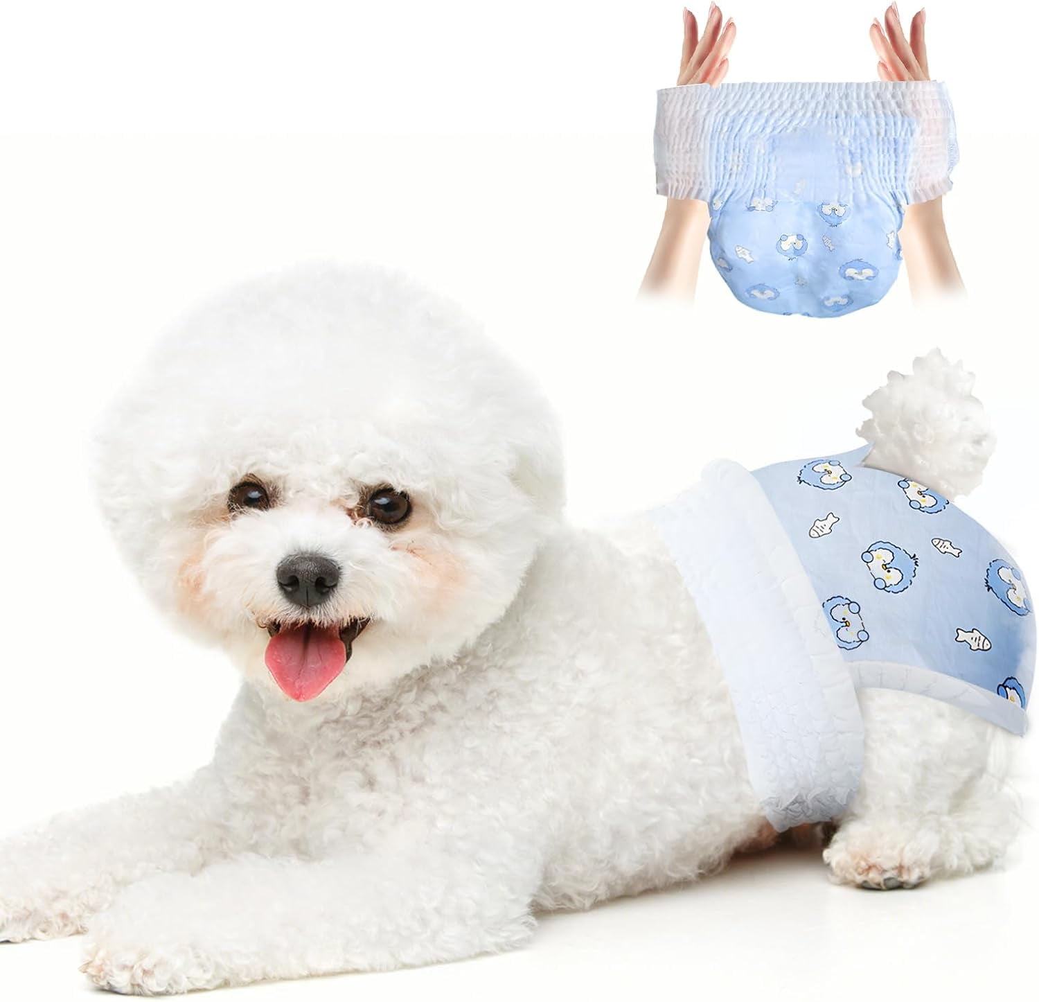 Disposable Dog Diapers Absorbent Soft Puppy Doggie Diapers for Female ...
