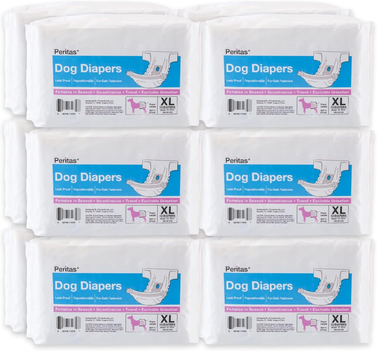 Disposable Dog Diapers | Female Dog Diapers |Puppy Diapers, Diapers for ...
