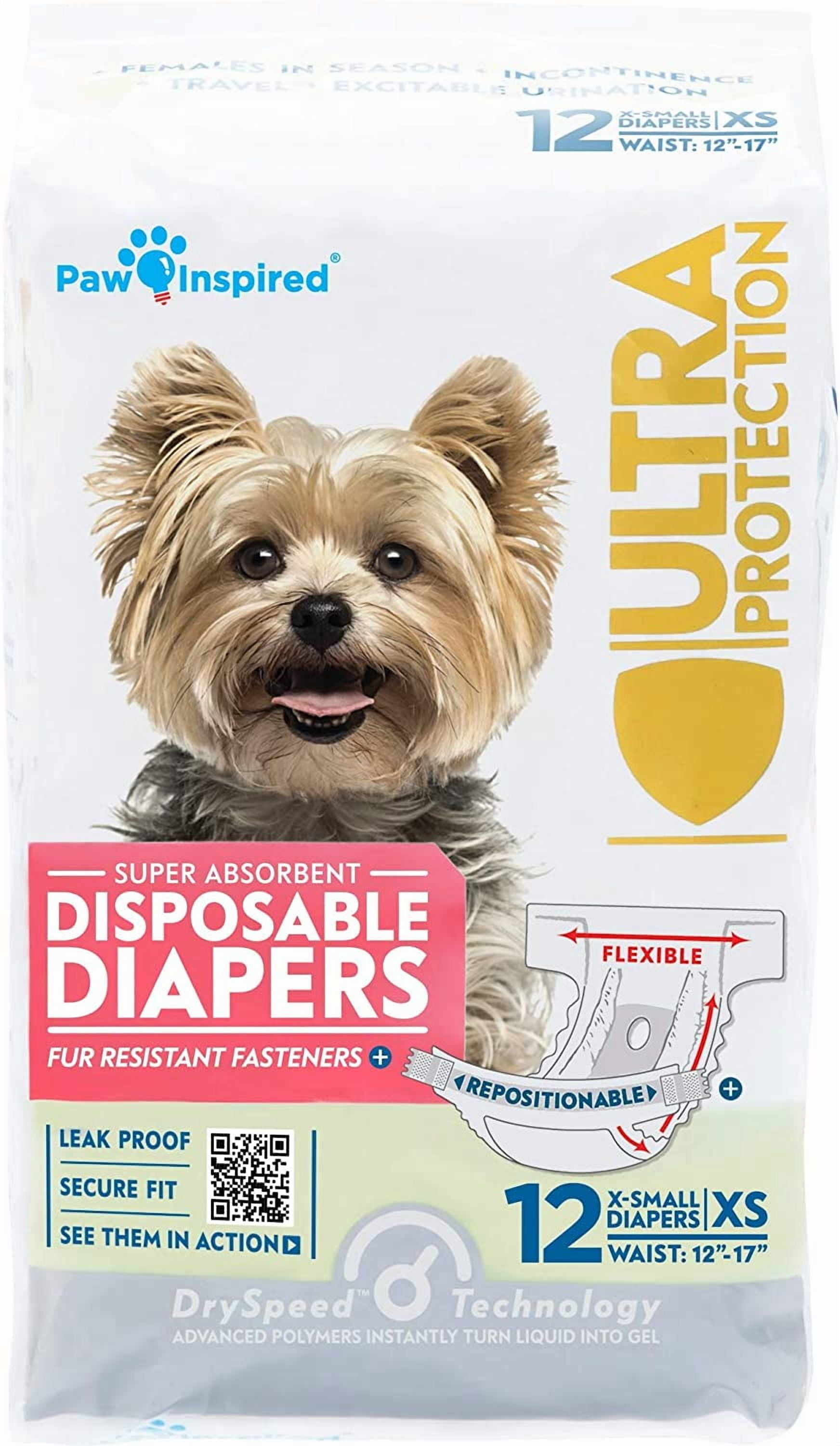 Disposable Dog Diapers | Female Ultra Protection for Dogs in Heat ...