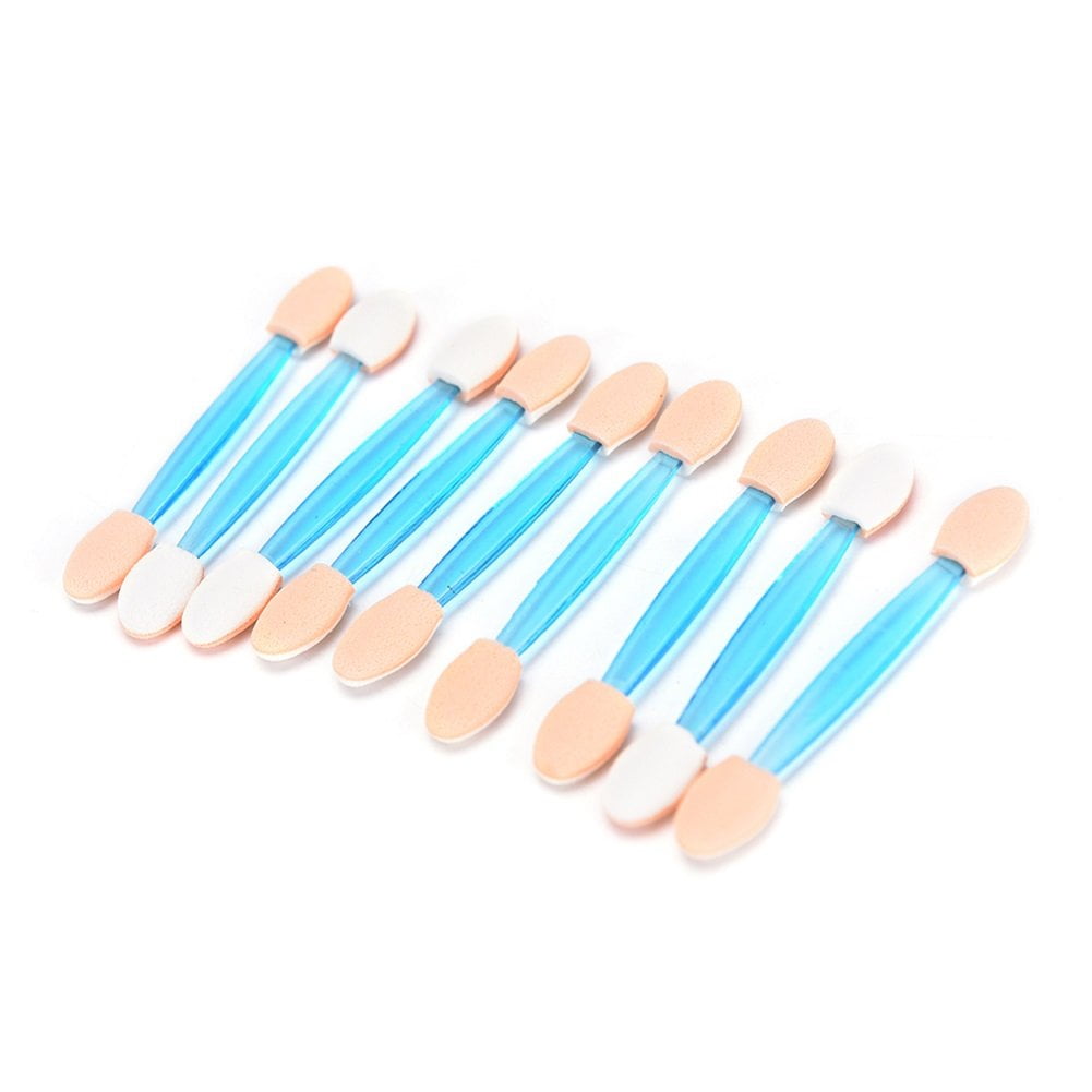 Disposable Dual-Side Eye Shadow Eyeshadow Brush Sponge Tipped Oval ...