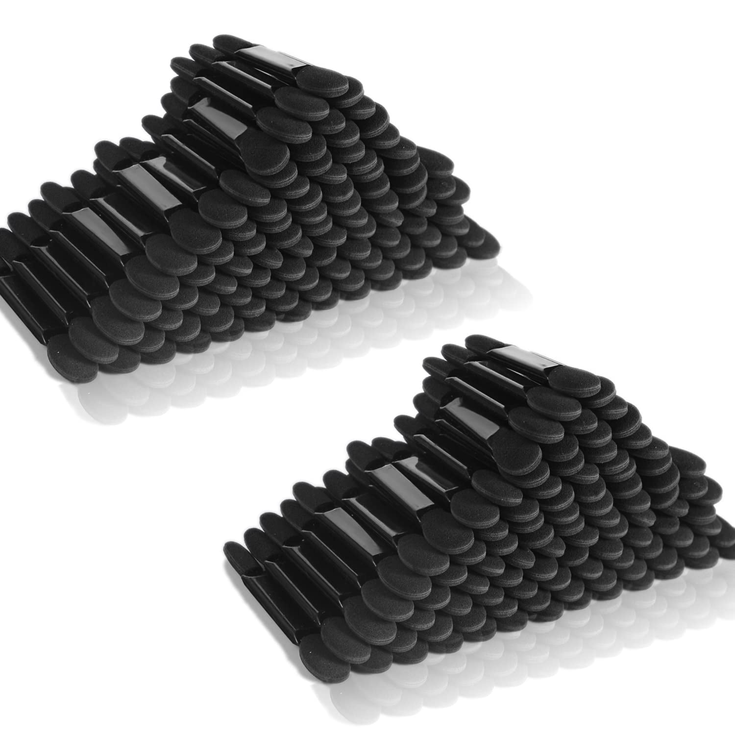 Disposable Dual Sided Eye Shadow Sponge Applicator Oval Tipped ...