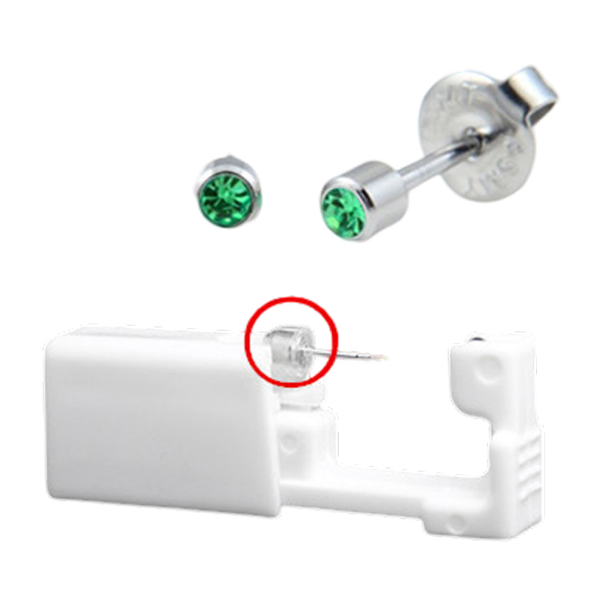 Disposable Ear Piercing Ear Gun Low Pain Ear Piercing Tool Ear Nail Gun ...