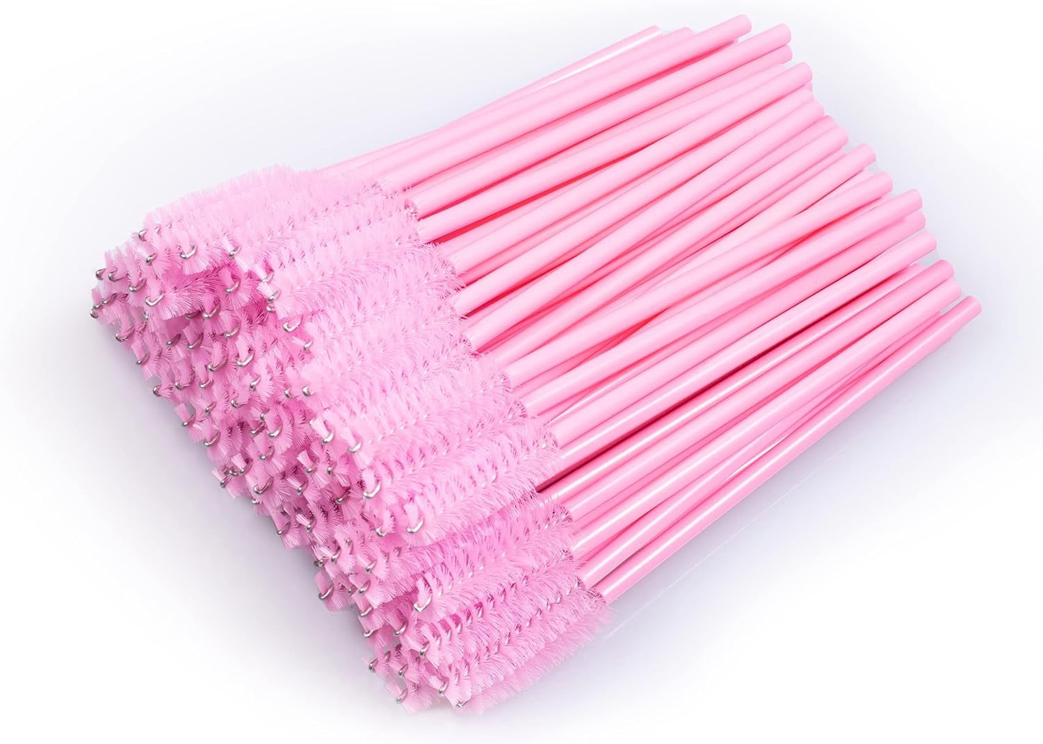 Disposable Eyelash Brushes, Pack of 100 Cosmetic Brushes for Eyelashes ...