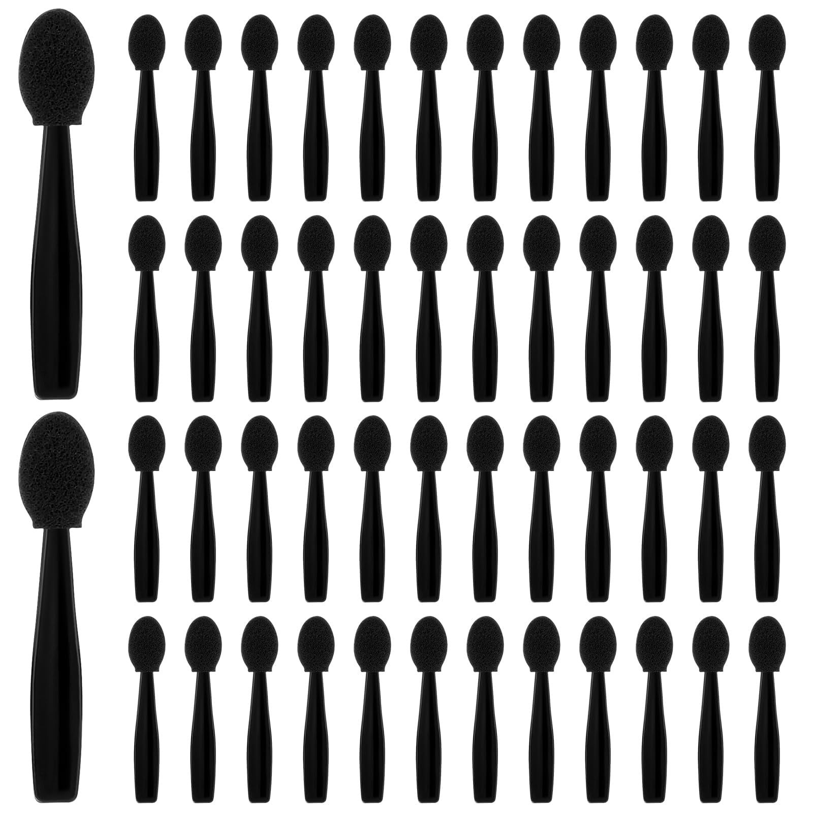 Disposable Eyeshadow Applicators, 50 TSF6 Pack Eye Shadow Sponge ...