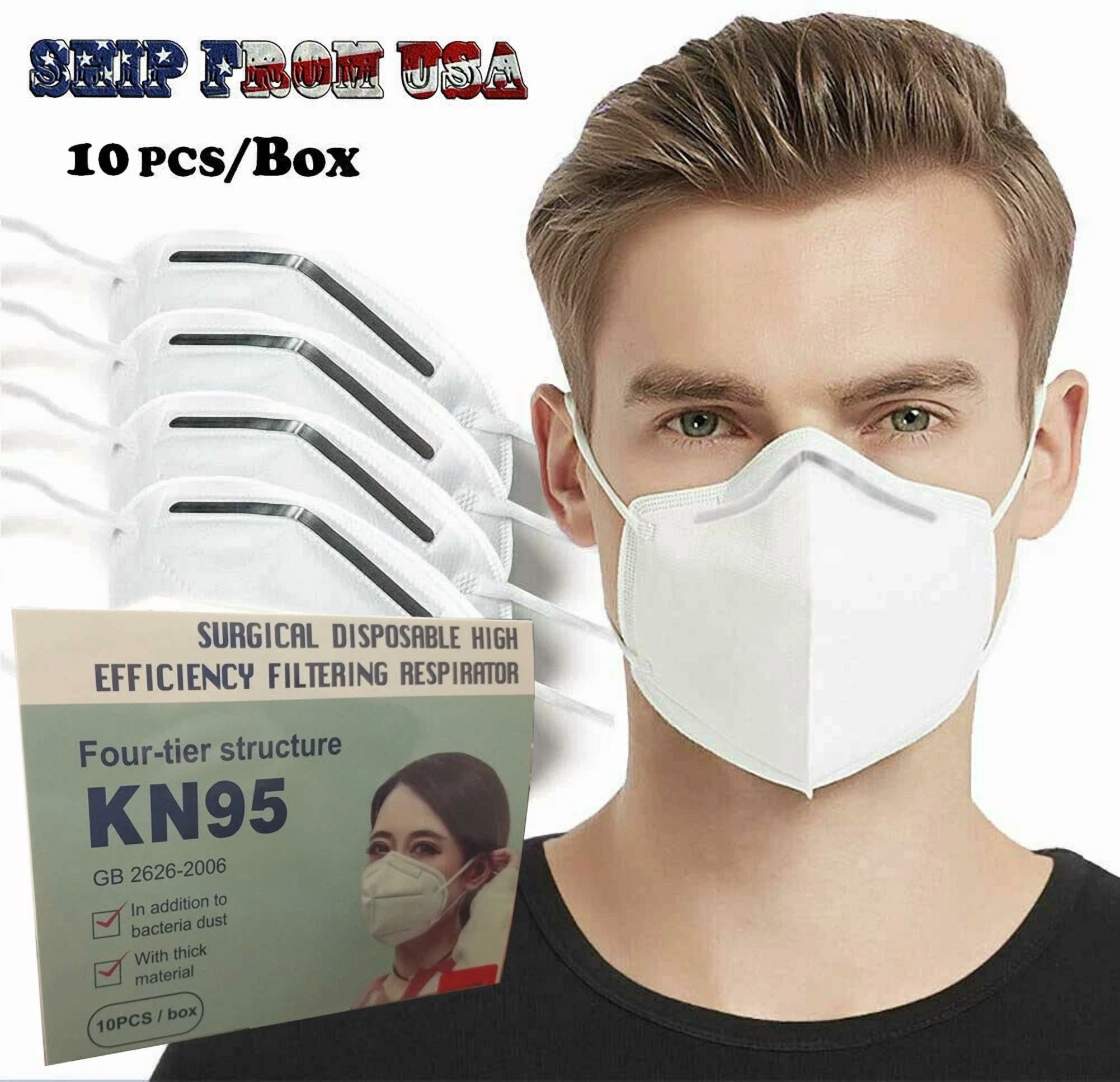 Disposable Face Mask Mouth Cover Medical Protective Respirator Masks K ...