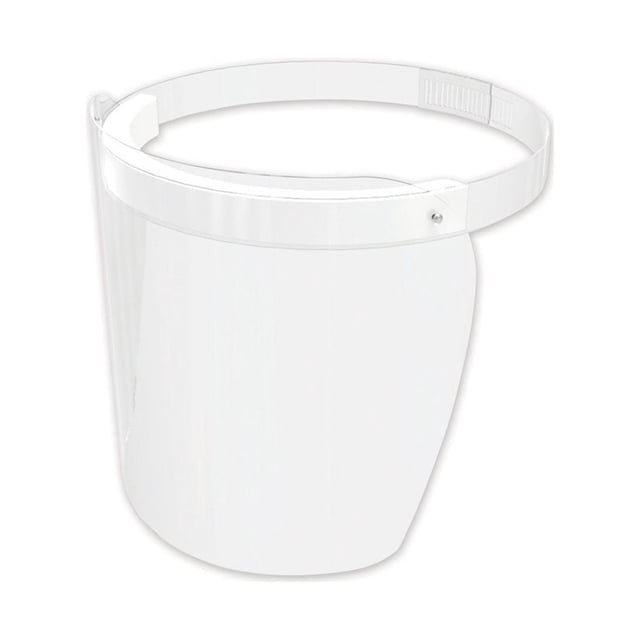 Disposable Face Shield 13 x 10 One Size Fits All Clear 100/Carton ...