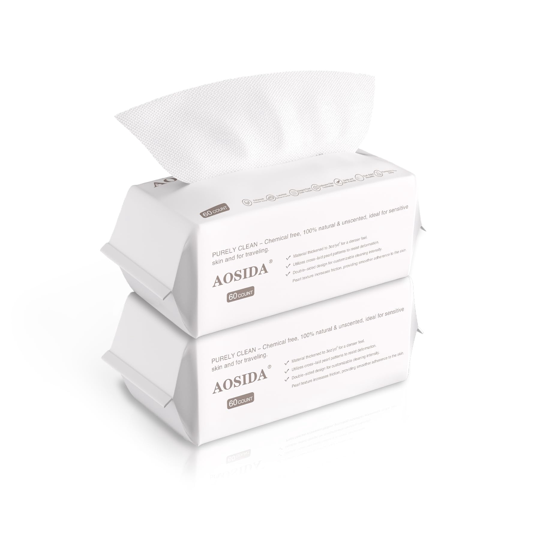 Disposable Face Towel 100% Cotton Face Towels Soft Cotton Clean Towels ...
