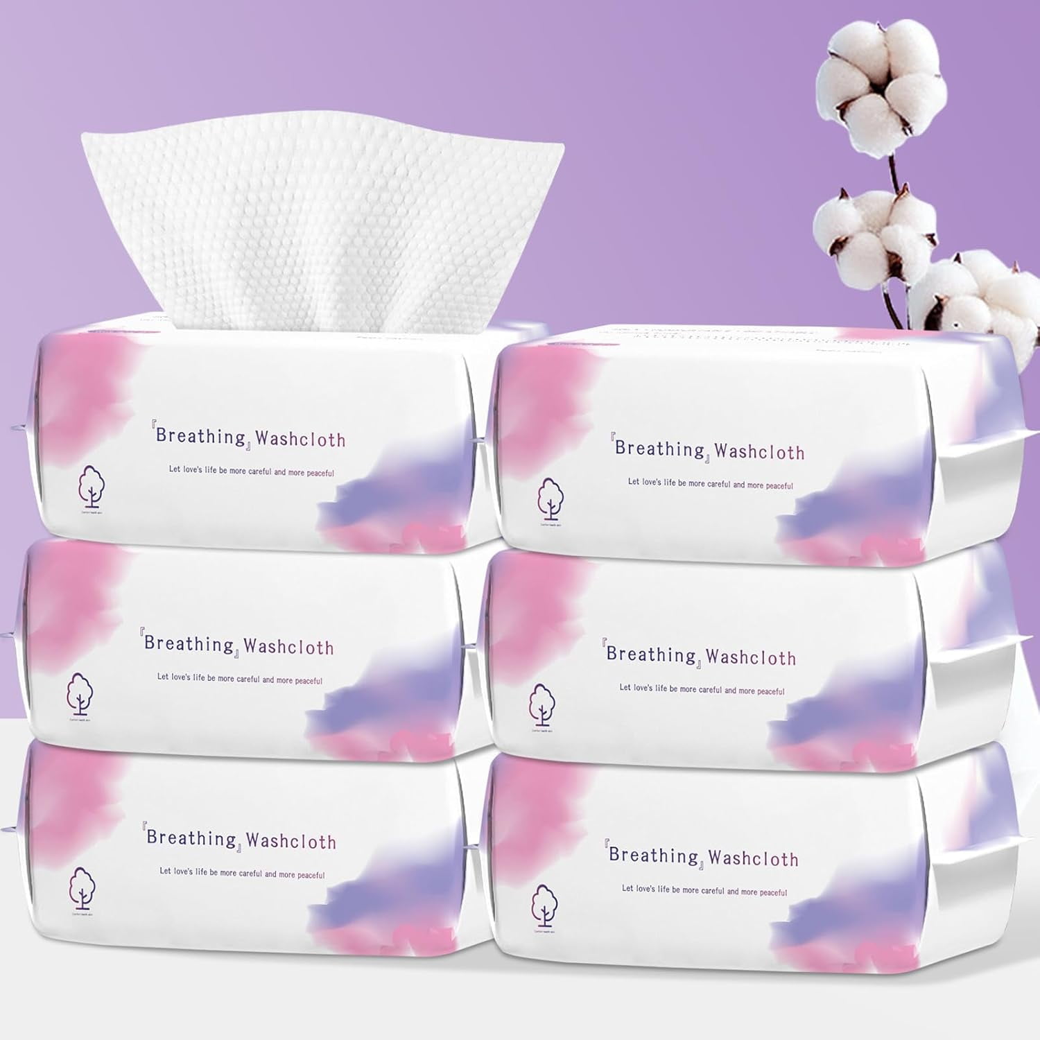 Disposable Face Towel 600 Count, Soft Cotton Face Clean Towels, Dry ...