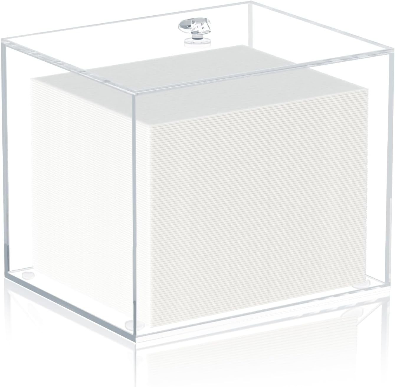 Disposable Face Towels Holder for Clean Skin Club, Acrylic Container ...