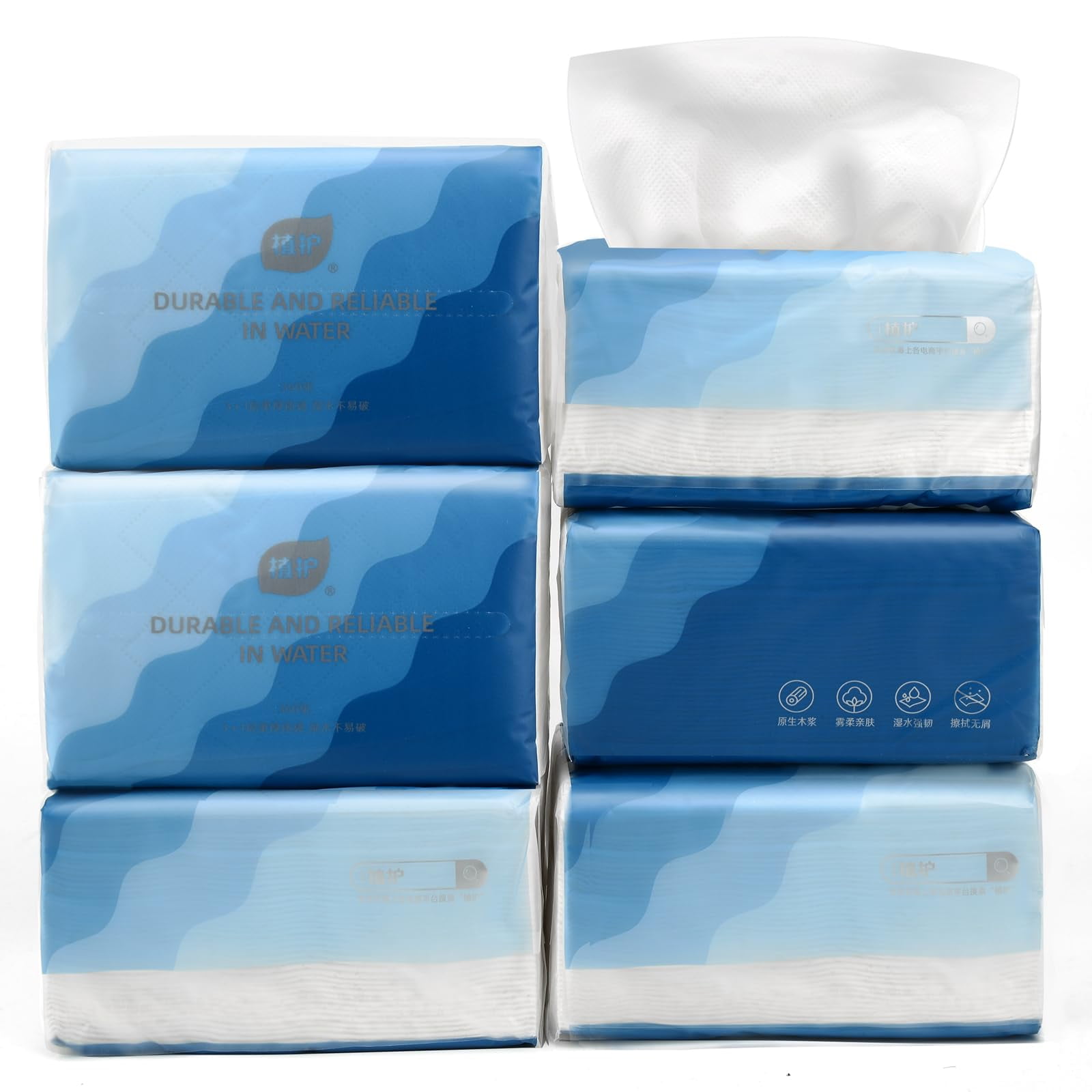 Disposable Facial Napkin In Bag, Facial Towel, Facial Tissue, White ...