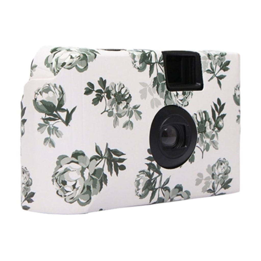 Disposable Film Camera Cute Flower Print Point and Shoot Cameras ...