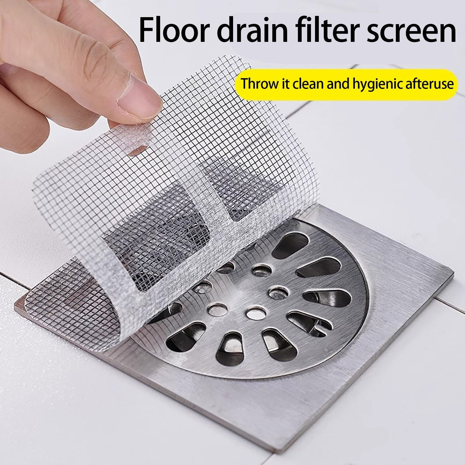 Disposable Floor Drain Filter Stick | Anti-Hair Clog Sewer Mesh ...