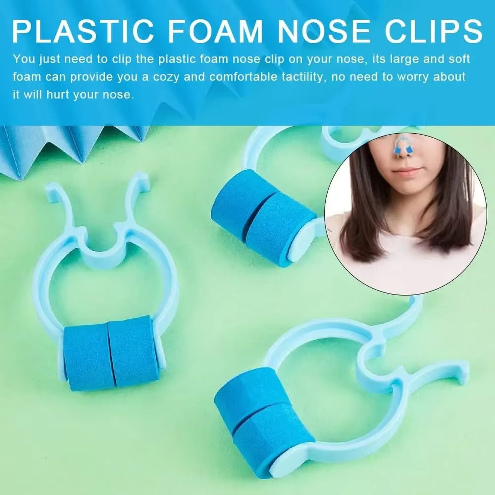 Disposable Foam Nose Clips, Nose Clips for Nosebleeds,Swimming ...