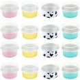 Disposable Foil Ramekins with Lids, 30-Pack 10oz Aluminum Foil Muffin ...