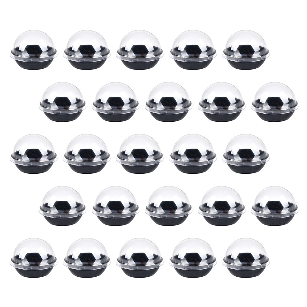 Disposable Food Containers Dome Cookie Clear Boxes Plastic 50 Pcs ...