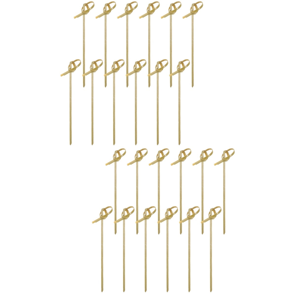 Disposable Fruit Stick Long Fancy Toothpicks Bamboo 400 Pcs Decor ...