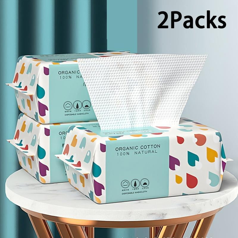Disposable Gentle Face Tissue Towel Pack, Soft Multi-purpose Makeup ...