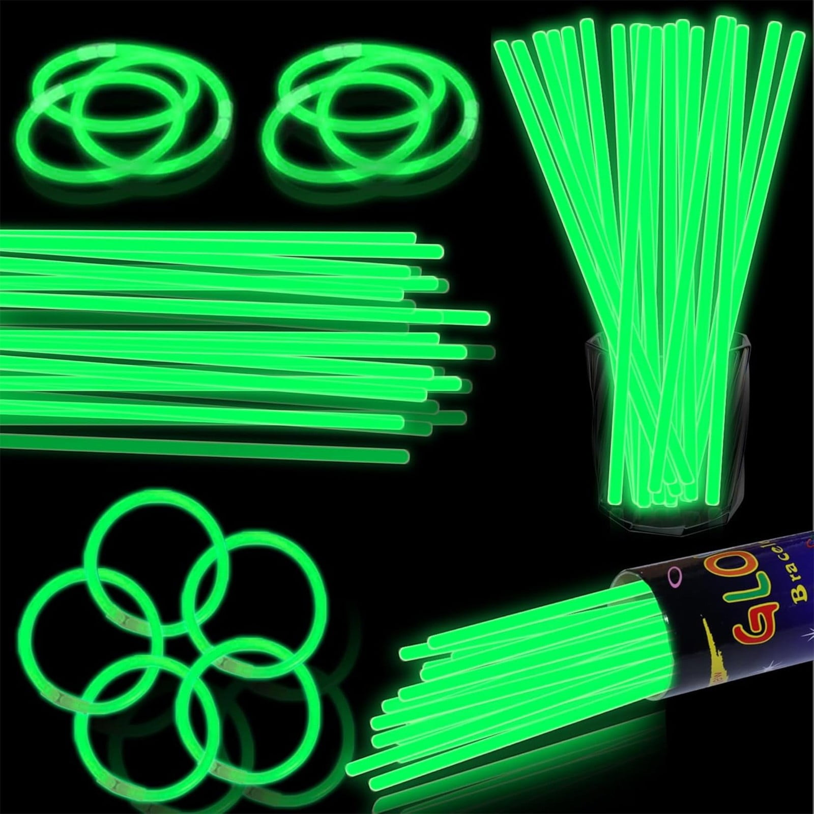 Disposable Glow Sticks For Concert Luminous Wristbands 50ml - Walmart.com