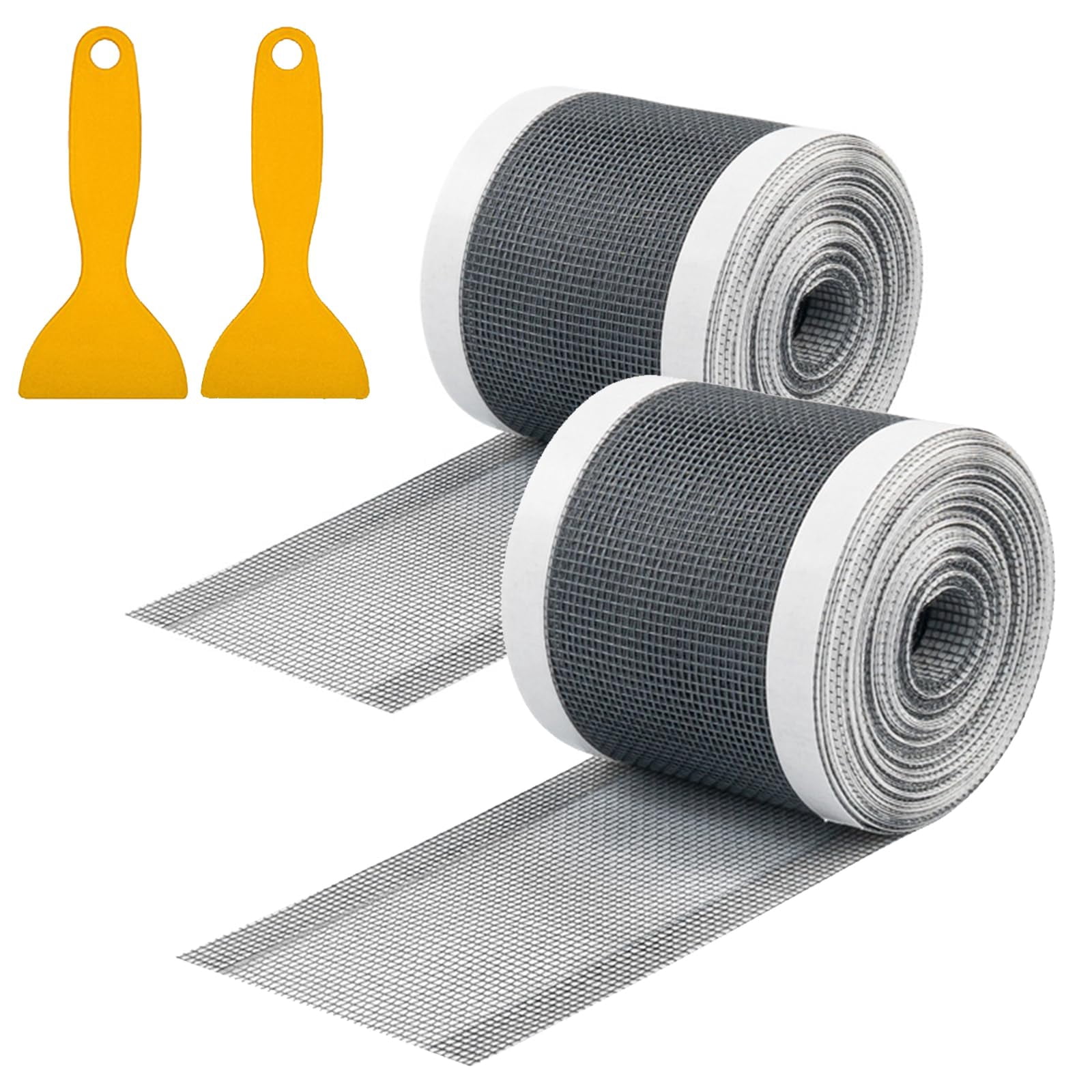 Disposable Hair Catcher Mesh Stickers 2.75 Inch Width 32.8 Foot 2 Pack ...