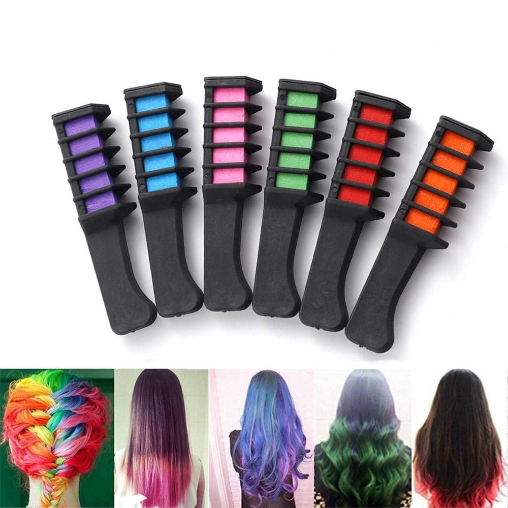 Disposable Hair Chalk for Women Girls Kids 1Pc New Hair Chalk Comb ...