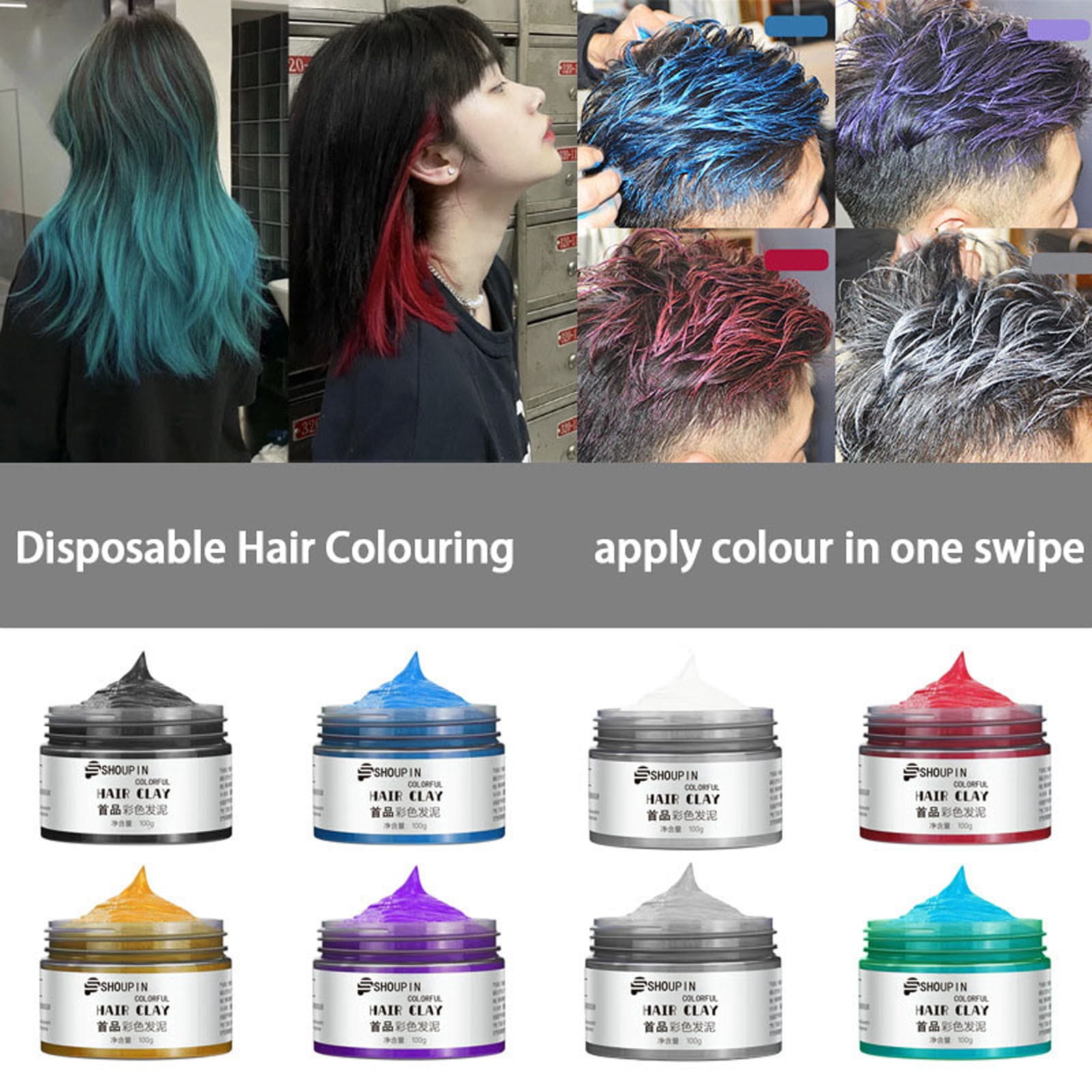 Disposable Hair Dye Cream | Temporary Color Treatment | Herbal Plant ...