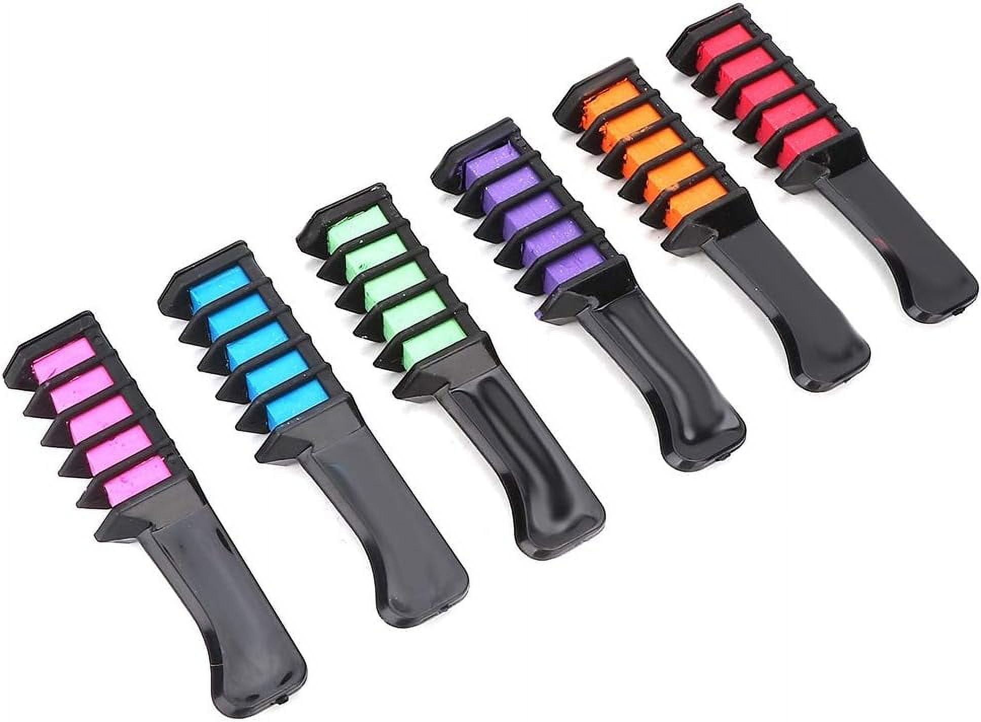 Disposable Hair Dyeing Comb, 6 Color Mini Disposable Professional ...