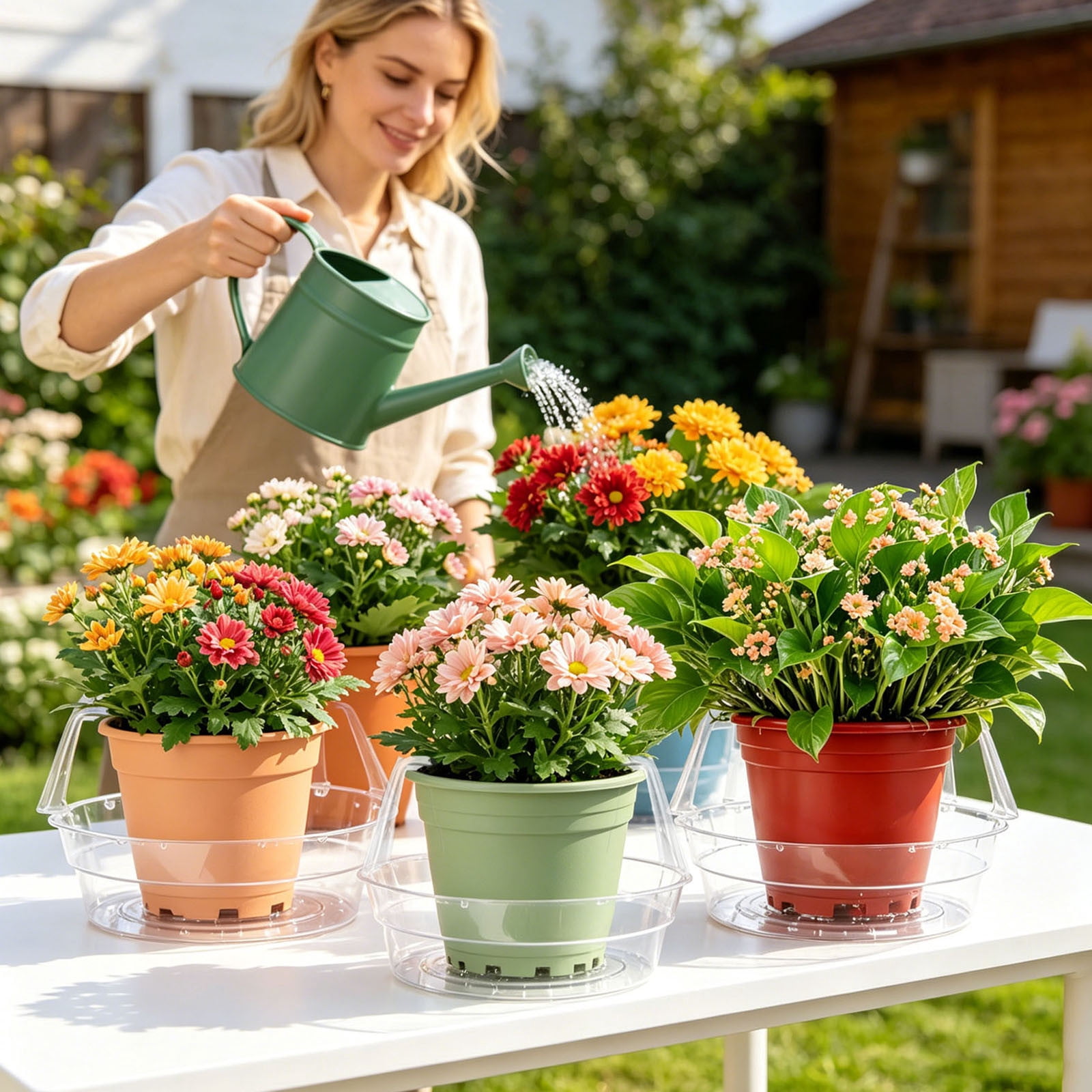 Disposable Hanging Basket Liner – Drip Tray Replacement for Indoor ...
