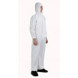 Disposable Hazmat Suit - Full Body Protection Coverall (6-Pack) -M ...