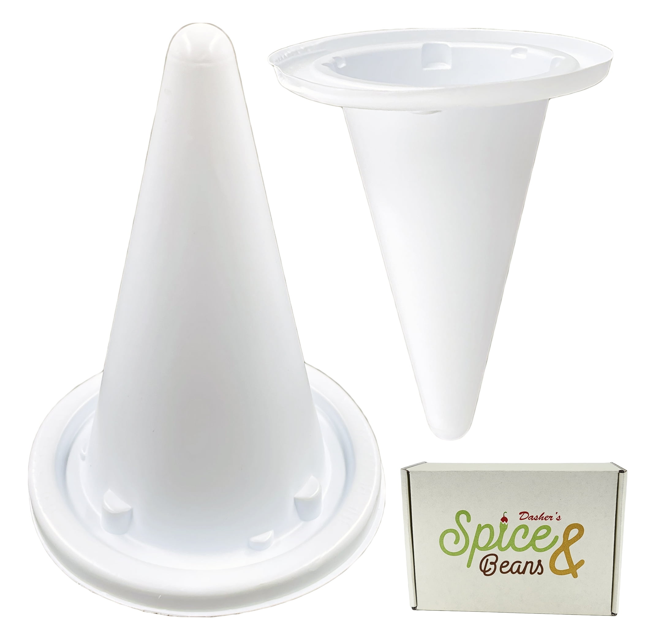 Disposable Ice Cream Cone Drip Catcher Sleeve - 70ct - Large Pointed ...