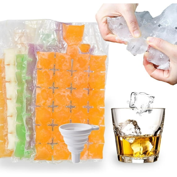 Disposable Ice Cube Trays for Freezer Ball Ice Cube Mold Ice Maker Bags ...