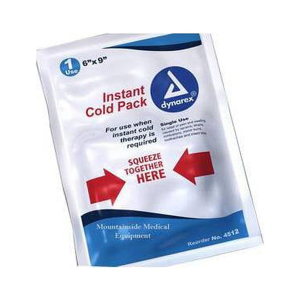 Disposable Instant Cold Pack, 5"x9", Case/24 Part No. 4512 (24/case ...