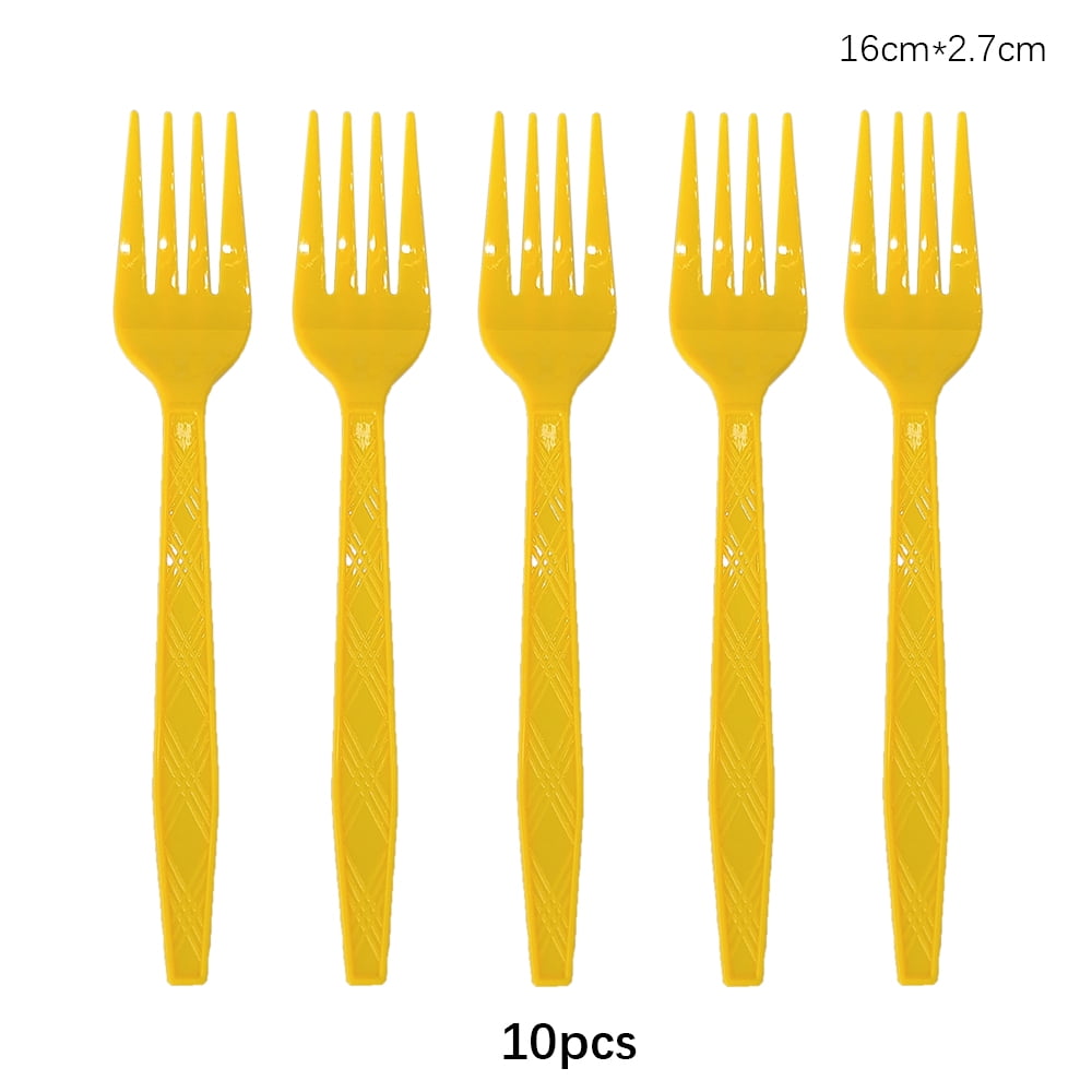 Disposable Knife Fork Spoon Cutlery Set Pink Blue Disposable Tableware ...