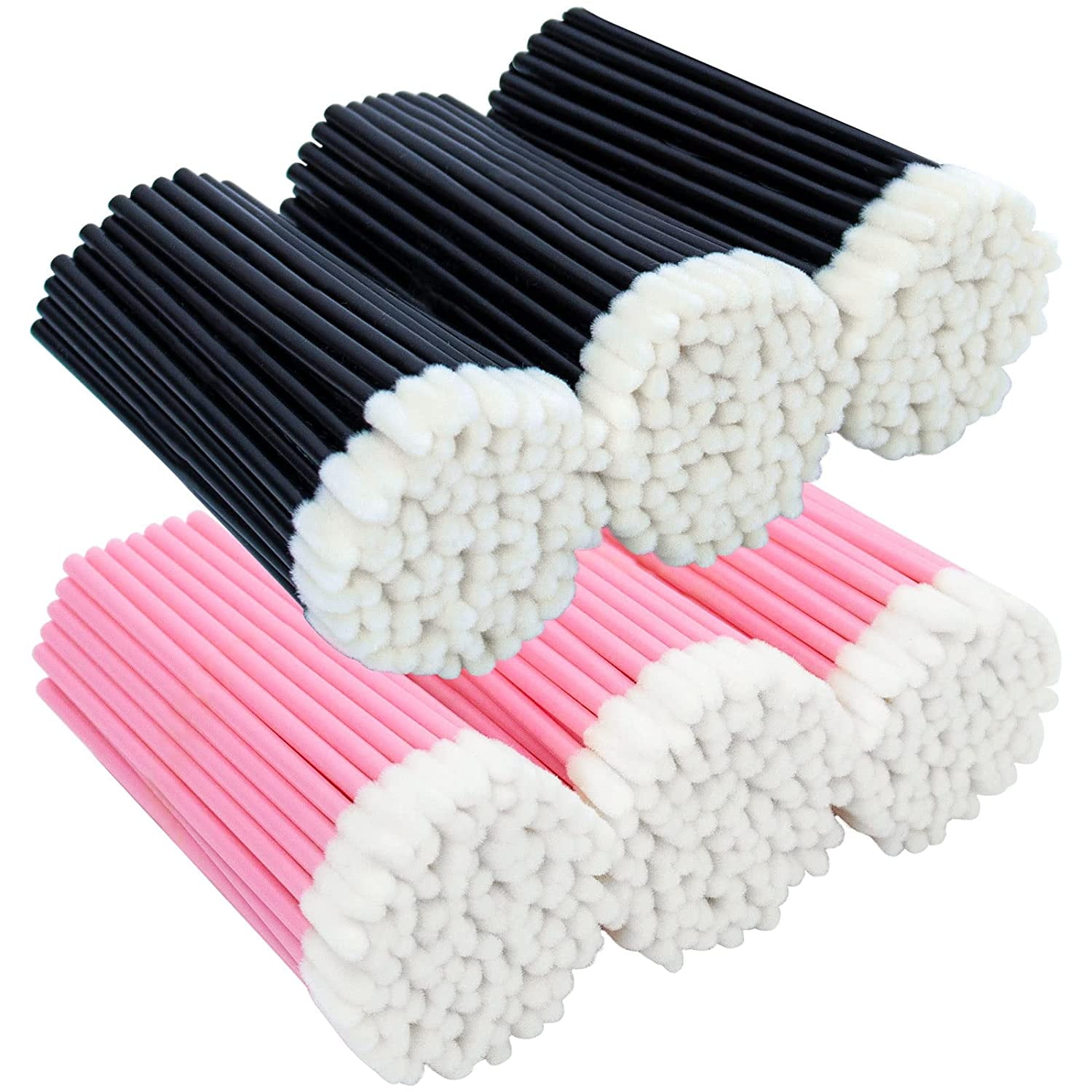 Disposable Lip Wands 600 PCS - Lip Applicators Disposable Black & Pink ...