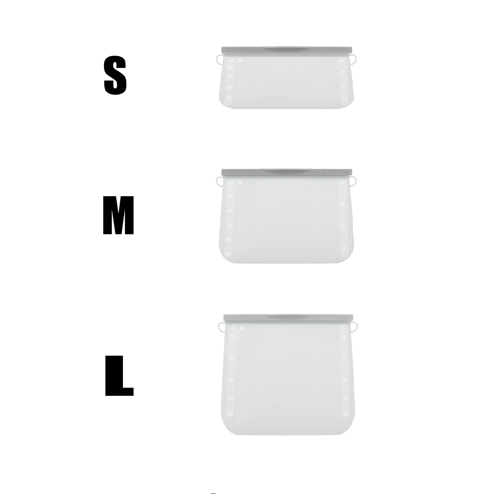 Disposable Lunch Bags Large Snack Storage Organizer Kids Holiday ...